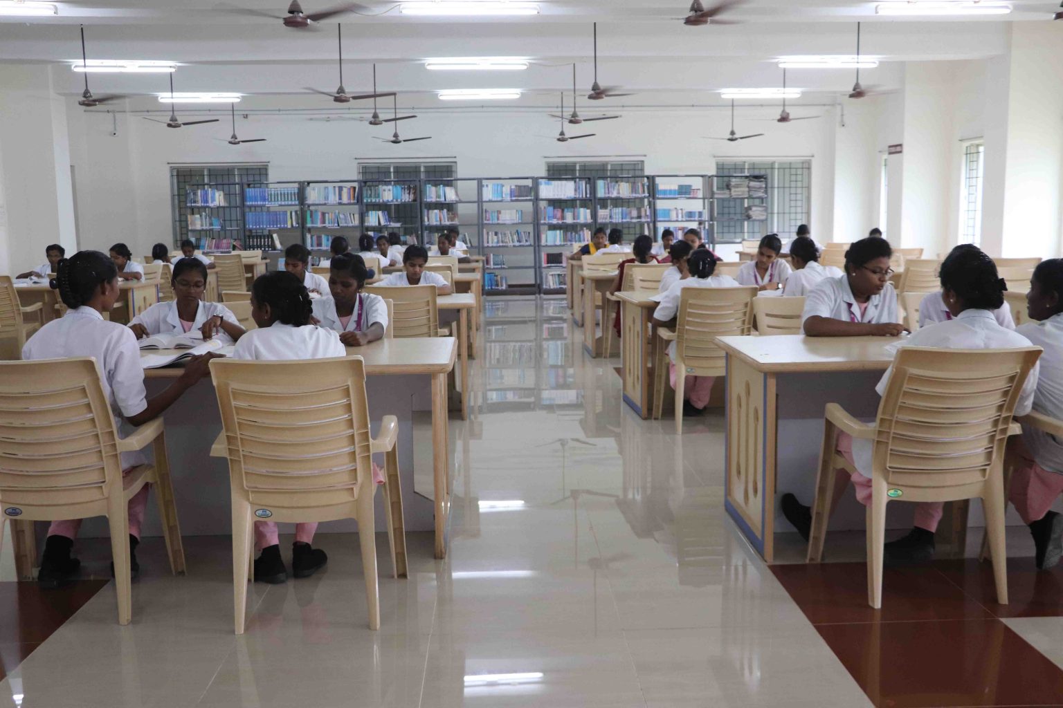Facilities – Library – College of Nursing SRM Trichy
